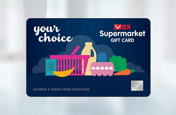 Supermarket Giftcards 10 K